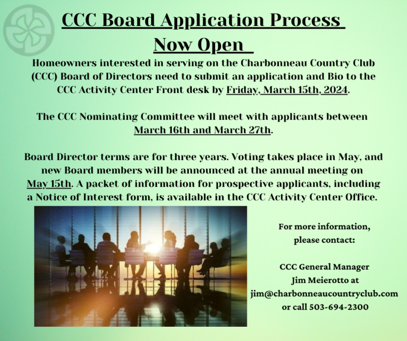 News – Charbonneau Country Club